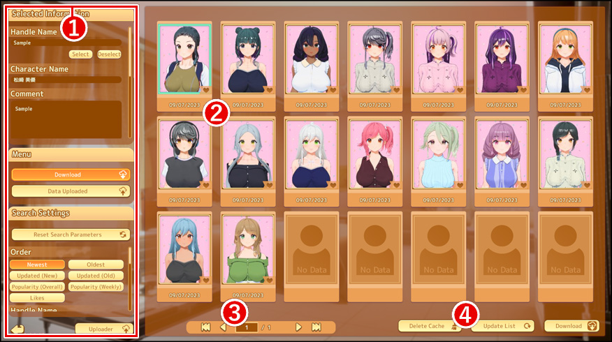 HoneyCome come come party dolce 』 Player Manual