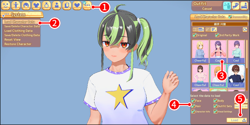 HoneyCome Dolce 』 Player Manual